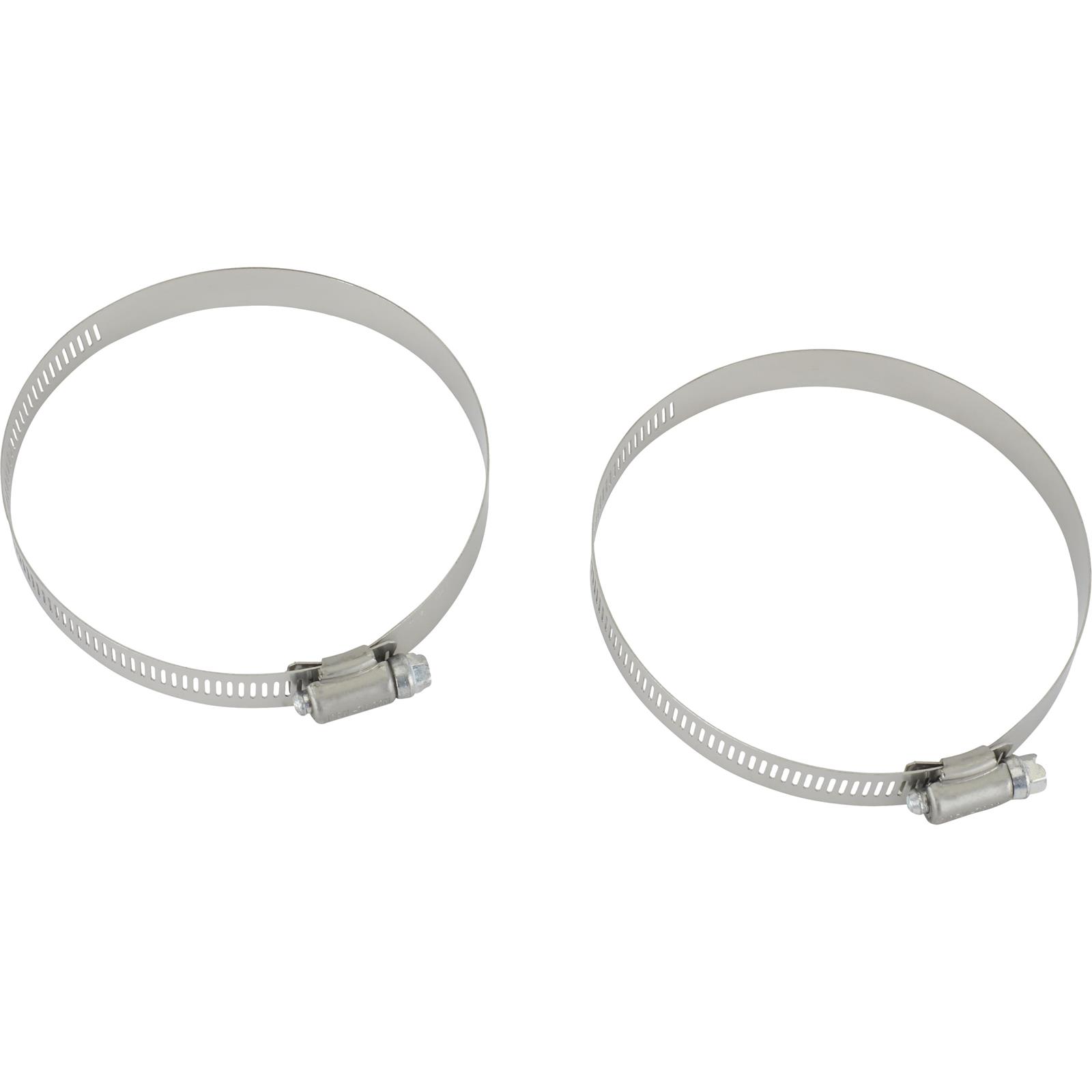 Stainless Steel Hose Clamps, 2-1/2 Inch - 4 Inch Hose, 2 Pack