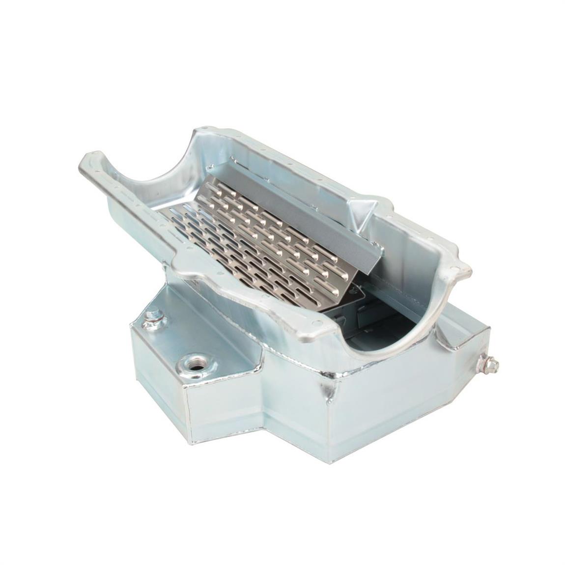 Champ Pans CP100LTRB GM 604 Crate Engine Oil Pan 1986-Up, 1-Piece Main