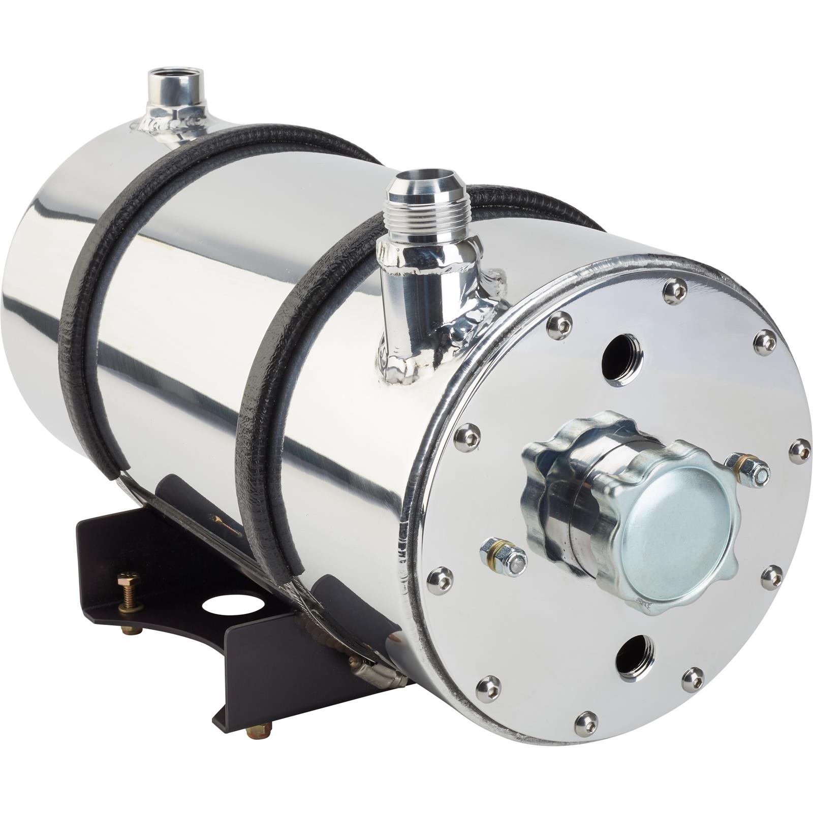 Dry Sump Tank With Bracket, 8 x 16 Inch