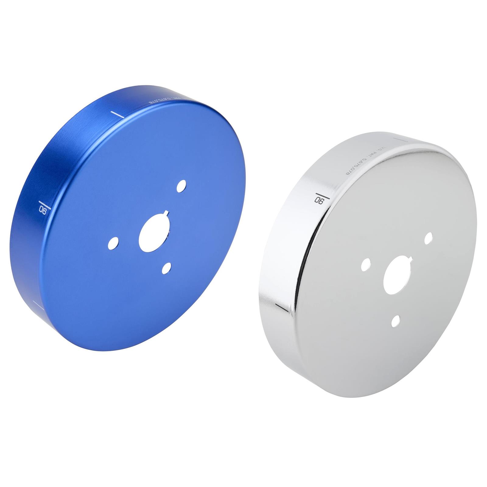 Chevy 8 Inch Harmonic Balancer Cover, Chrome