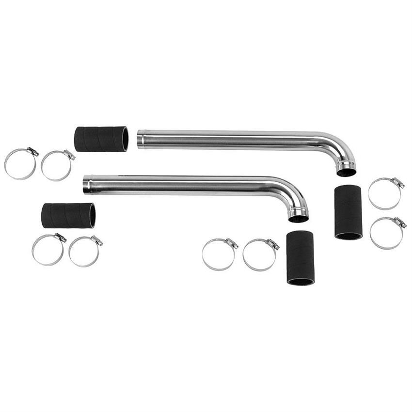 1939-1941 Flathead Ford V8 Radiator Hose Dress-Up Kit, Stainless Steel