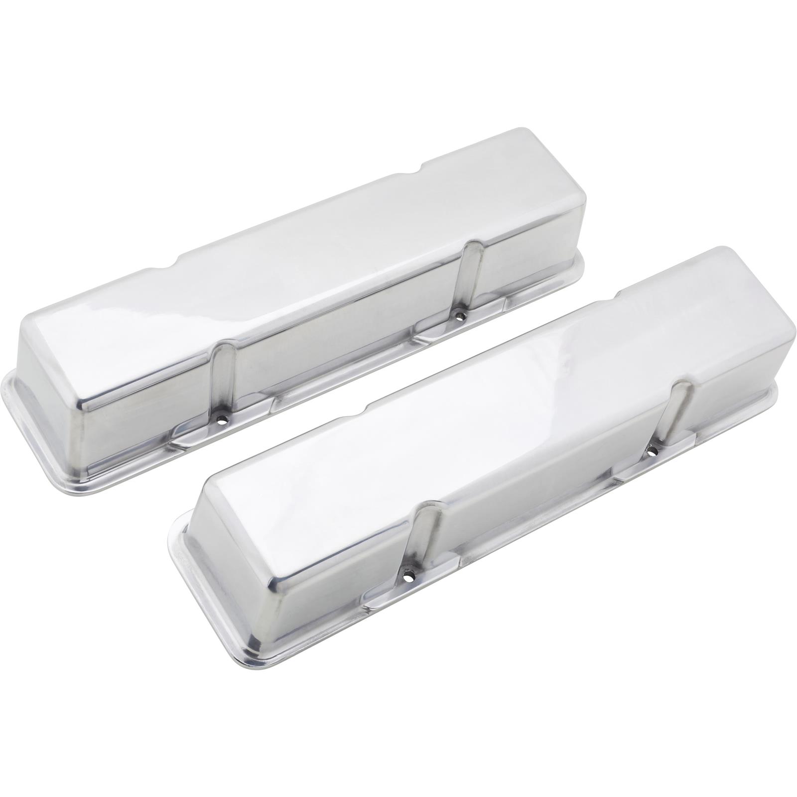 Small Block Chevy Polished Aluminum Tall Valve Covers