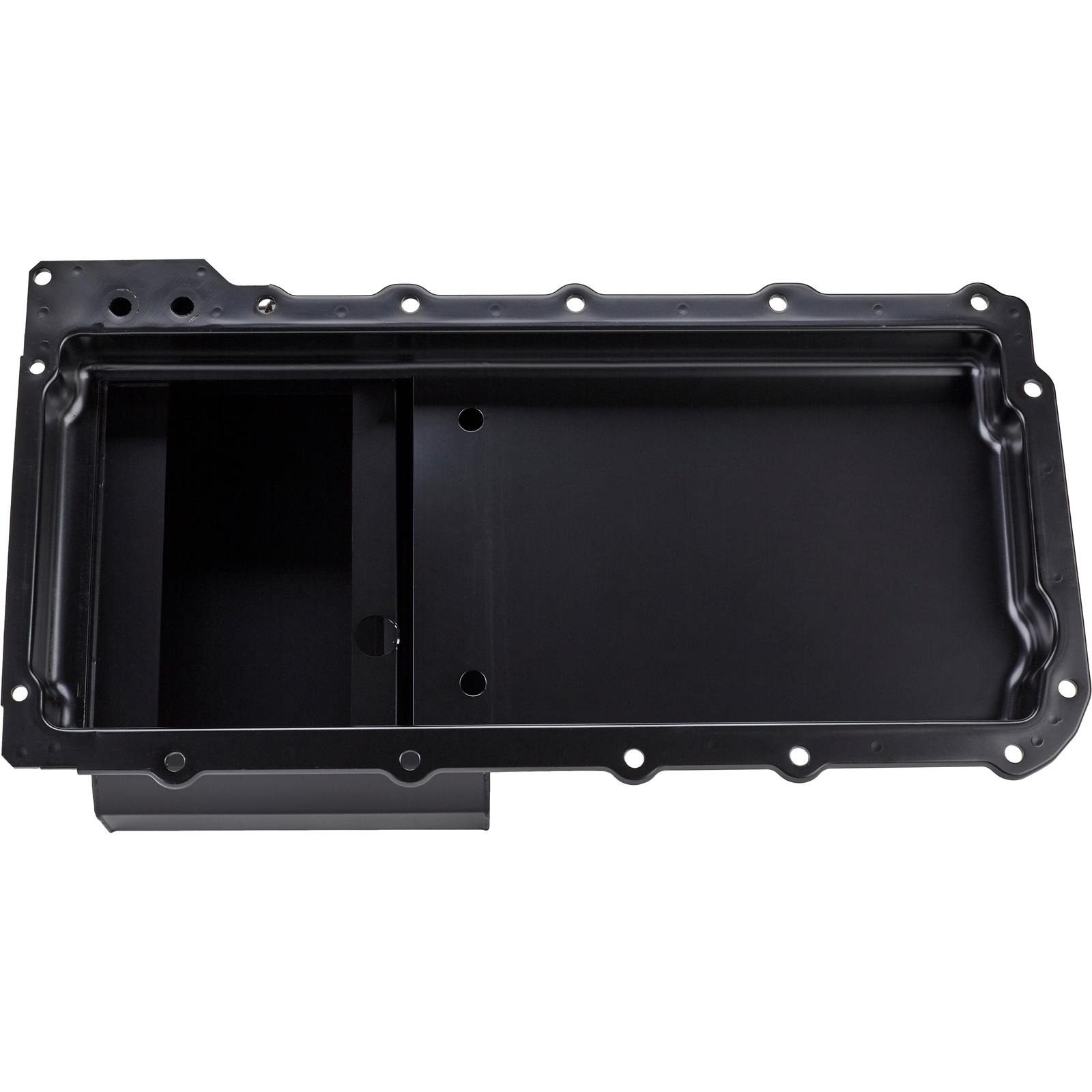 LS Swap Conversion Low Profile Oil Pan, Black, 90 Degree 10 AN