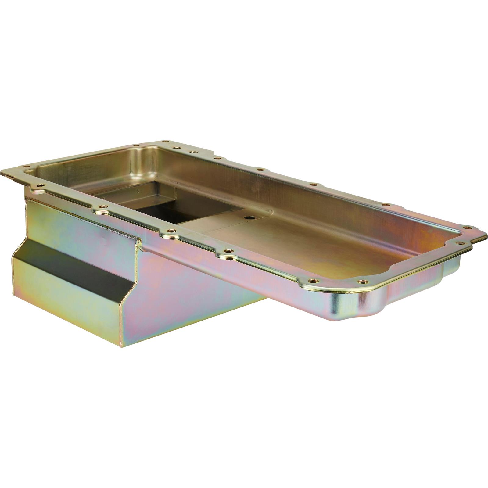 LS Engine Swap Conversion Low Profile Oil Pan, Zinc, 10 AN