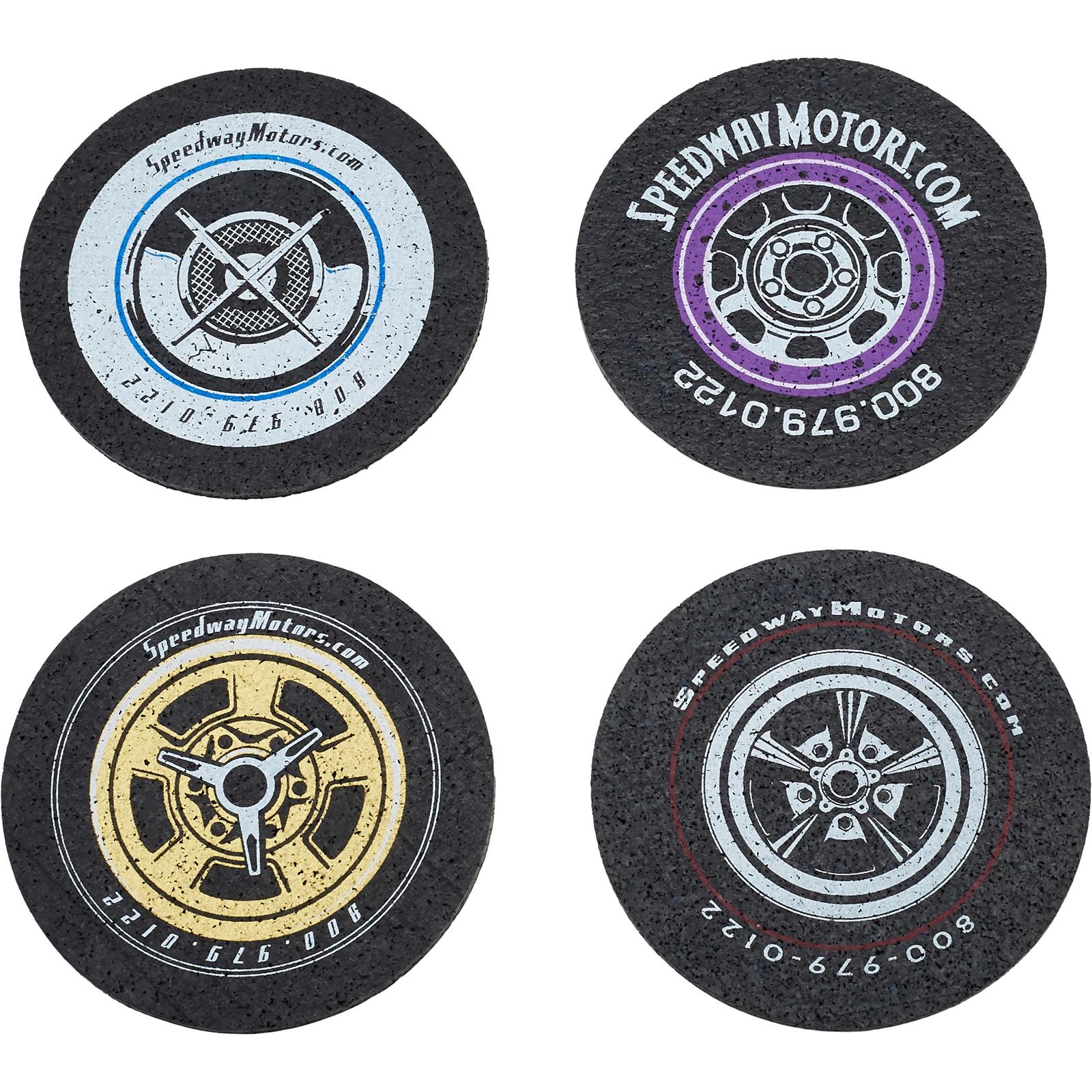 Speedway Tire Coaster Set