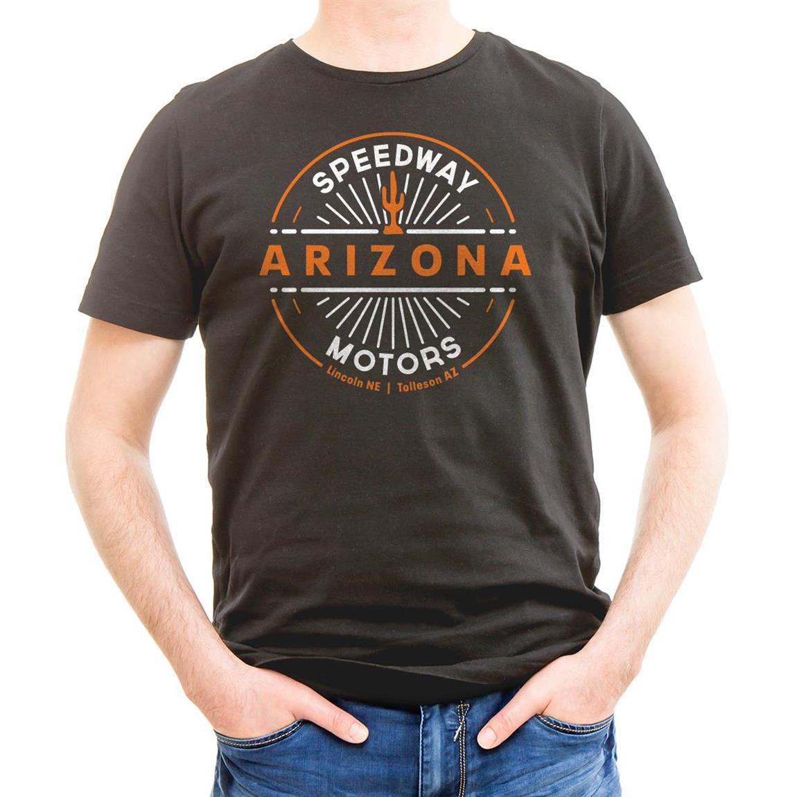 Speedway Motors Arizona T-Shirt, Charcoal