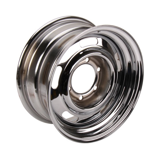 Speedway GM Style 15 Inch Rally Wheel, 6 on 5-1/2 Inch