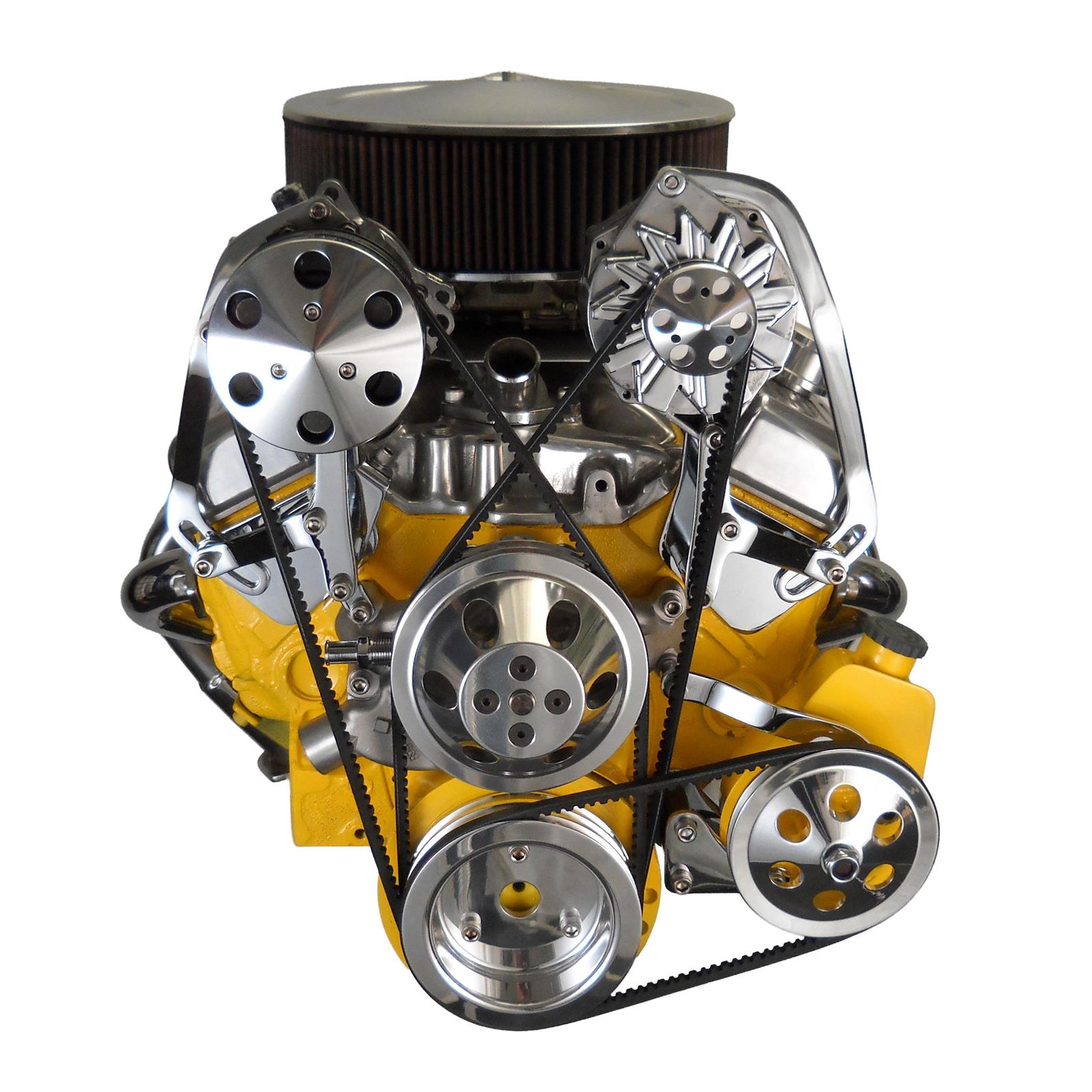 Bills Hot Rod SBC Vortec Heads A/C, Alt. & P/S Bracket Kit