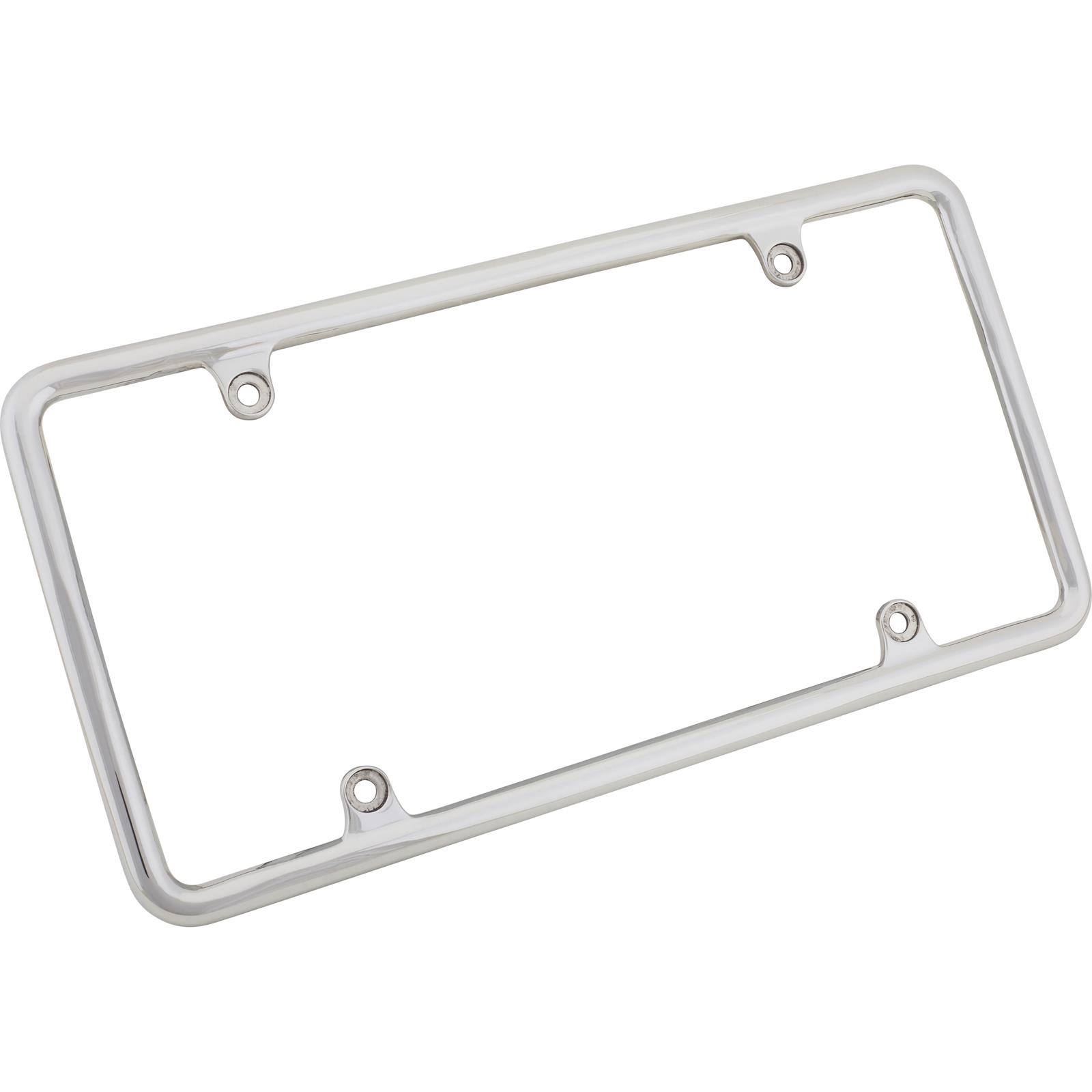 JHRS 208-003 Modern License Plate Frame, No Light, Polished