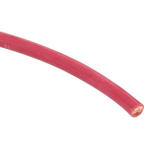 Red Welding Cable - Battery Cable, 10 Foot, 2ga
