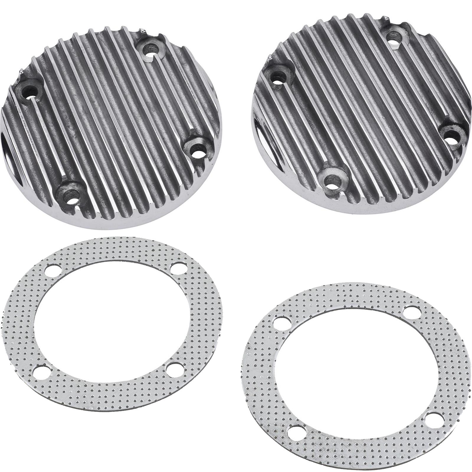 Speedway Motors 5" Header Block Off Plate and Gaskets Kit