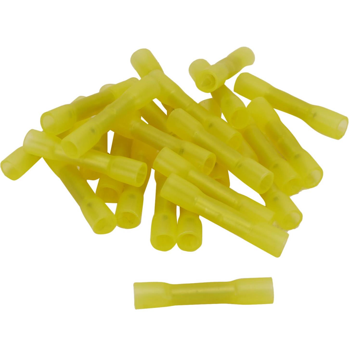 Pico 2246G Solid Barrel Butt Connector, Clear 26-22 AWG, 25 Pc