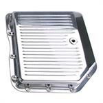 Offenhauser Finned Oil Filter Cover, Polished Aluminum