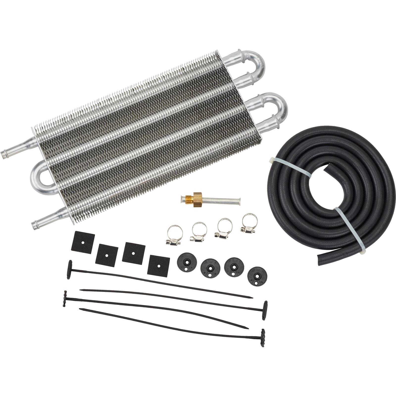 Speedway Aluminum Transmission Oil Cooler, 12-3/4 x 5 Inch