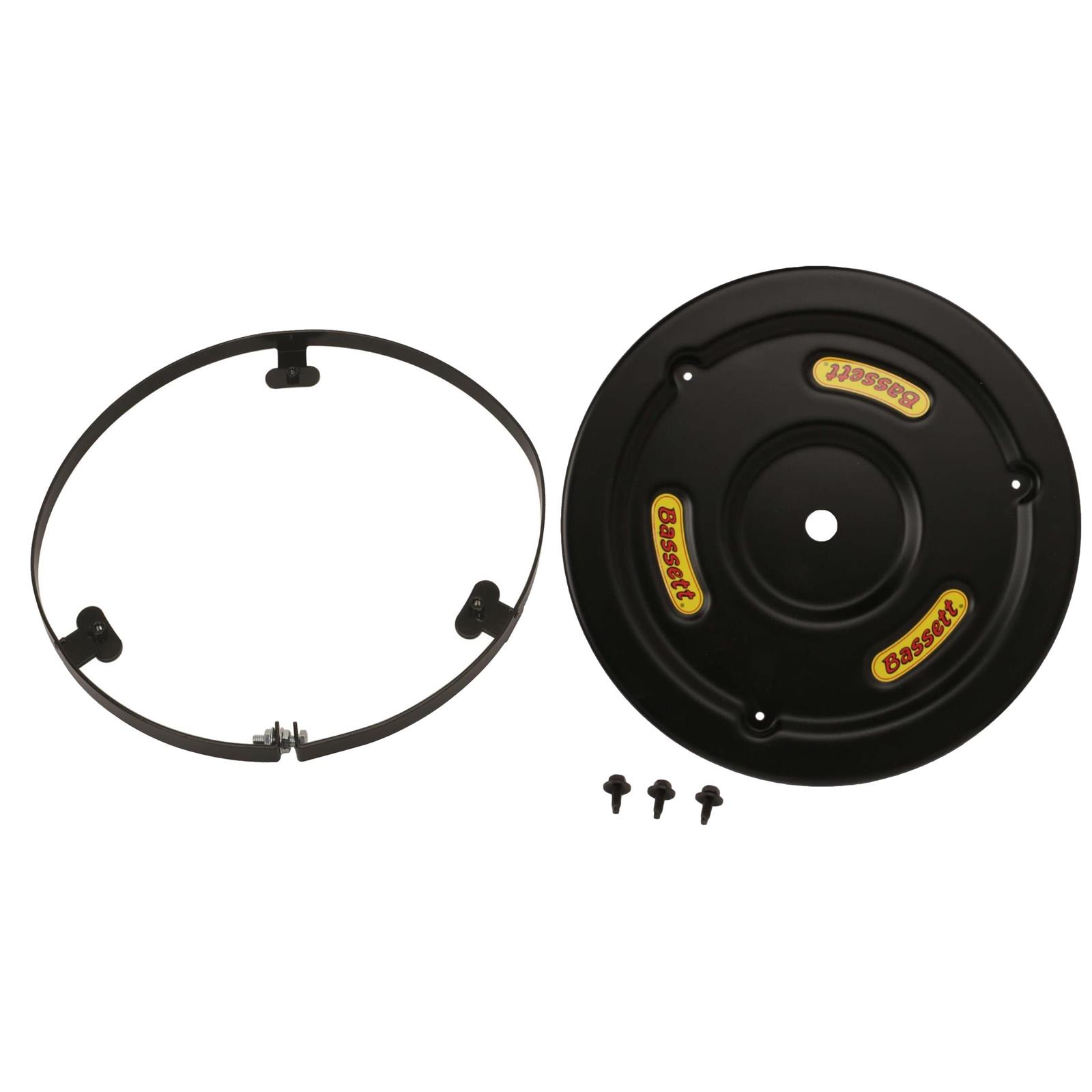 Bassett Bolt-On Mud Cover Ring and Plastic Mud Plug, 15 Inch