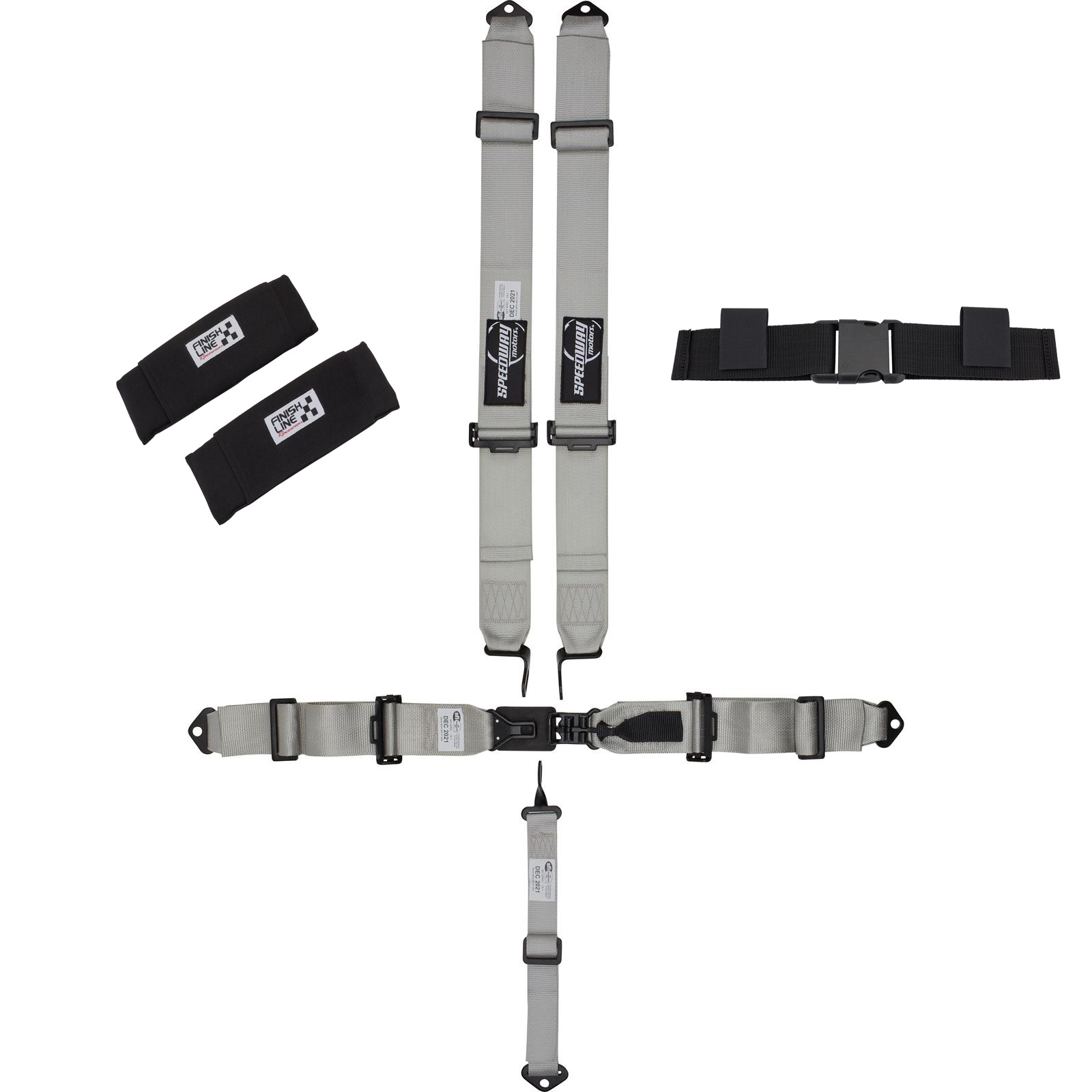 Premium Racing Harness, Shoulder Pads & Sternum Protector Kit