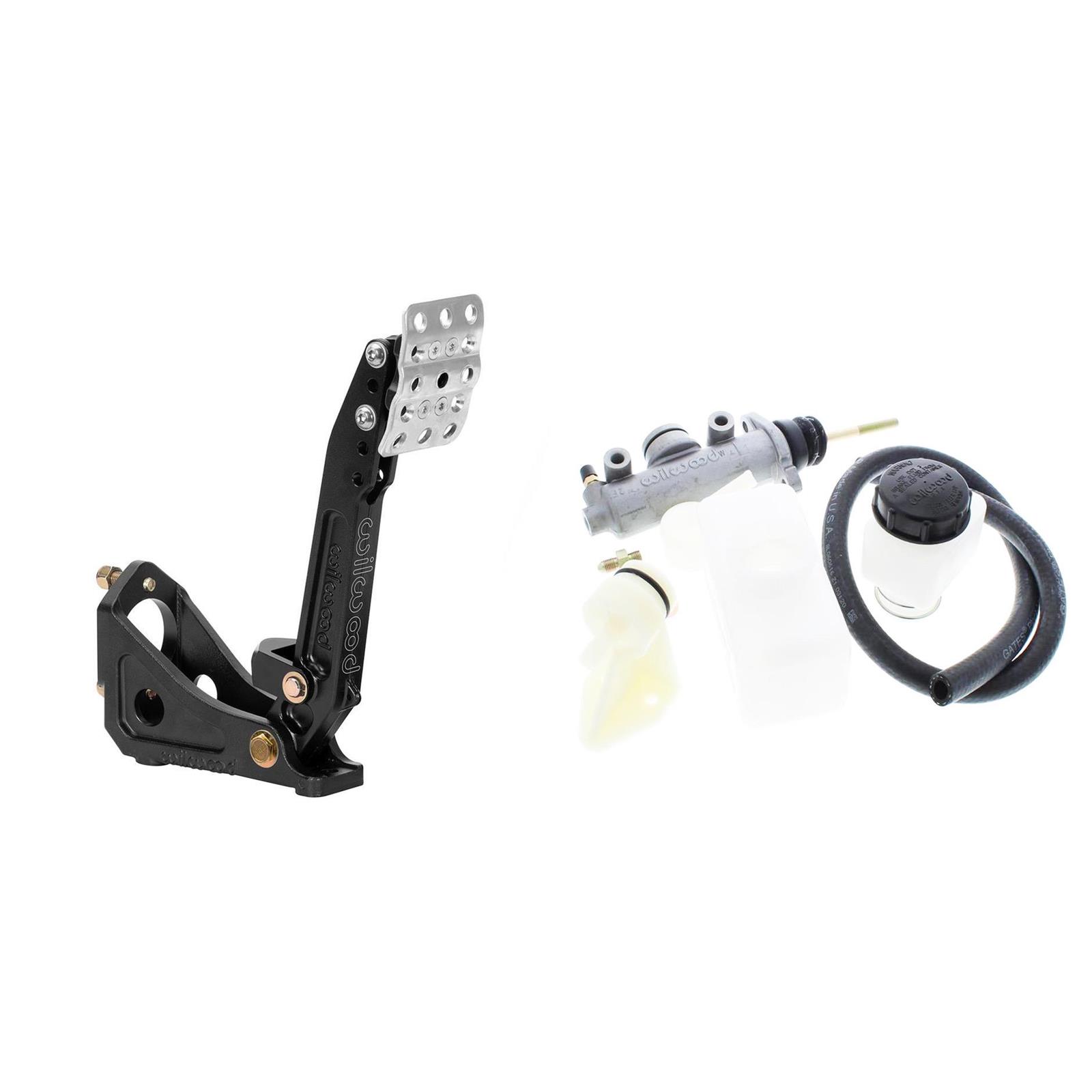 Wilwood Floor Mount Clutch & Brake Pedal w/Remote Master Cylinder