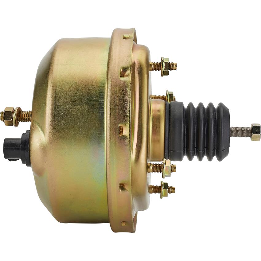 Speedway Single Diaphragm Power Brake Booster, 7 Inch, Chromate Finish