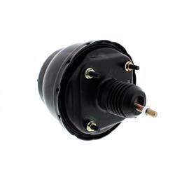 Speedway Dual Diaphragm Power Brake Booster, 7 Inch, Black Finish