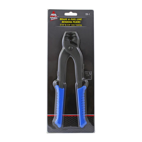 Brake And Fuel Line Bending Pliers, 3/16 And 1/4 Inch O.D. Tubing