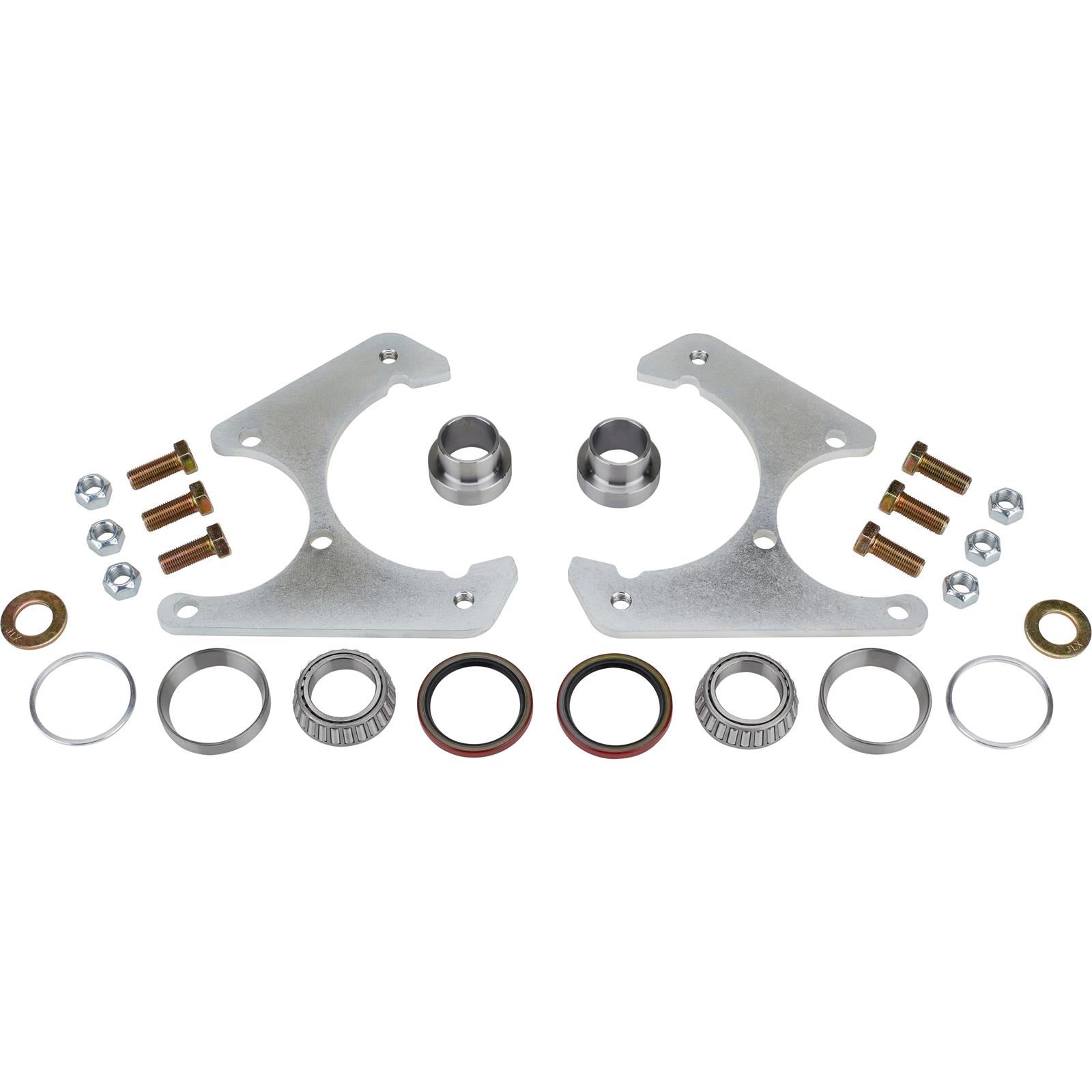 1937-48 Ford Spindle Disc Brake Kit, 5 on 4-3/4, Big GM Caliper