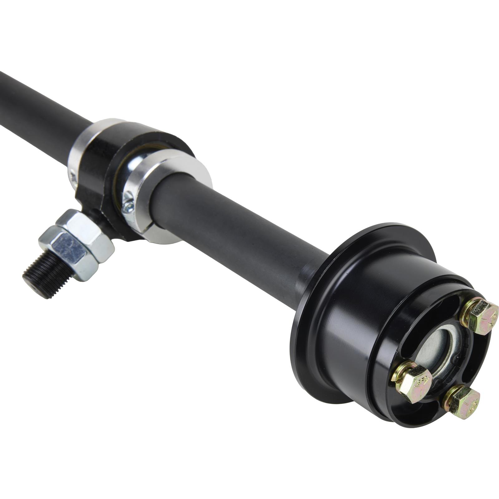Collapsible Steering Column, 22.5-32 Inch, 3/4-20 Spline, Black