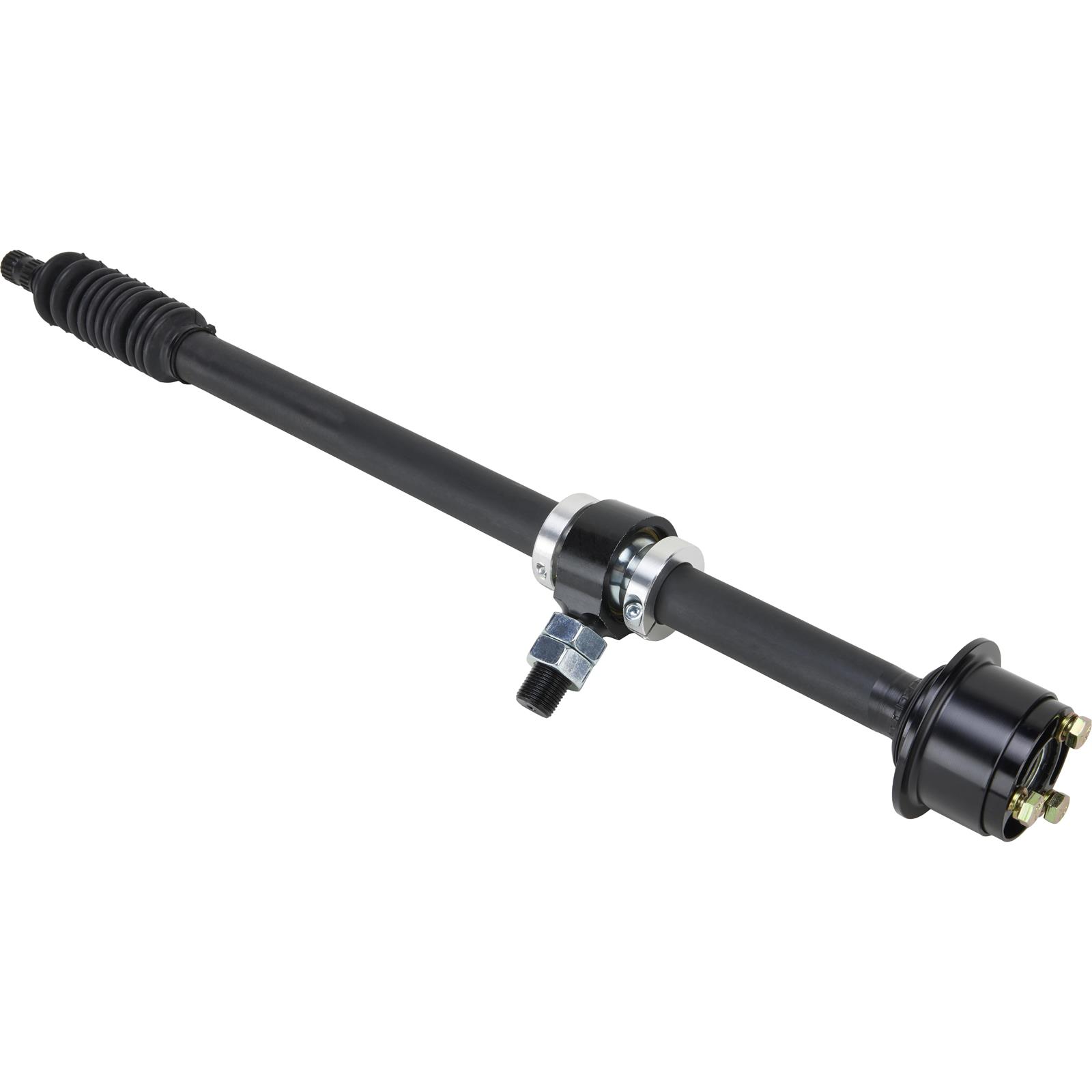 Collapsible Steering Column, 22.5-32 Inch, 3/4-20 Spline, Black