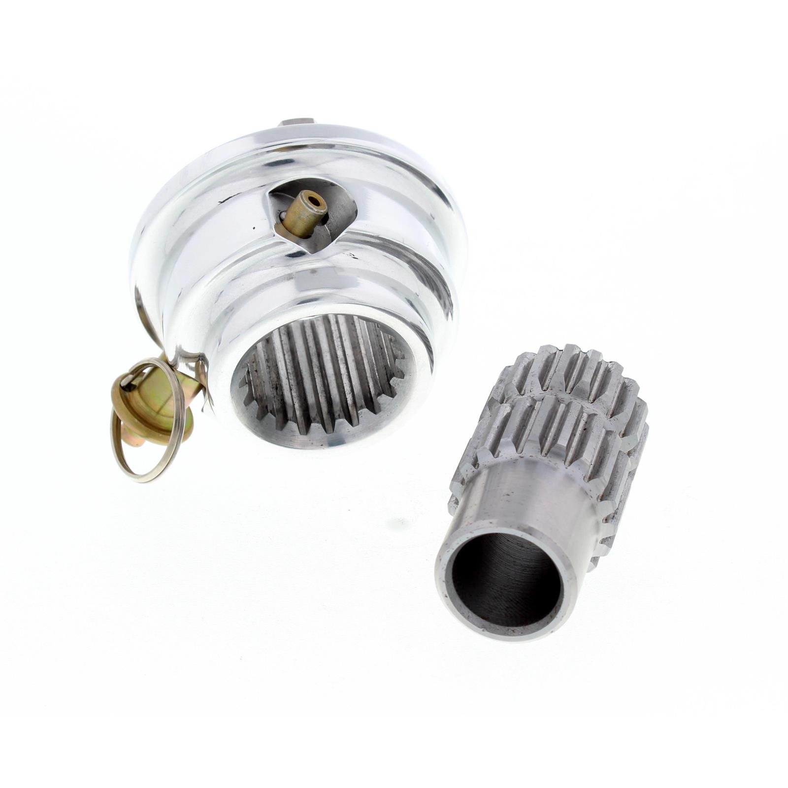 Pin-Style Quick Release Aluminum Steering Wheel Hub, 3/4In Steel Shaft