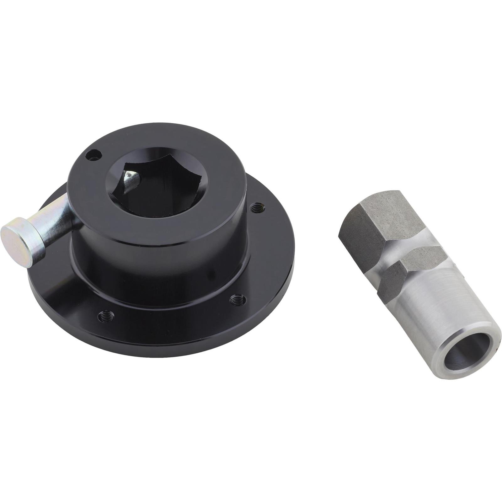 5-bolt Black Quick Release Steering Wheel Hub Hex for 3/4" Shaft