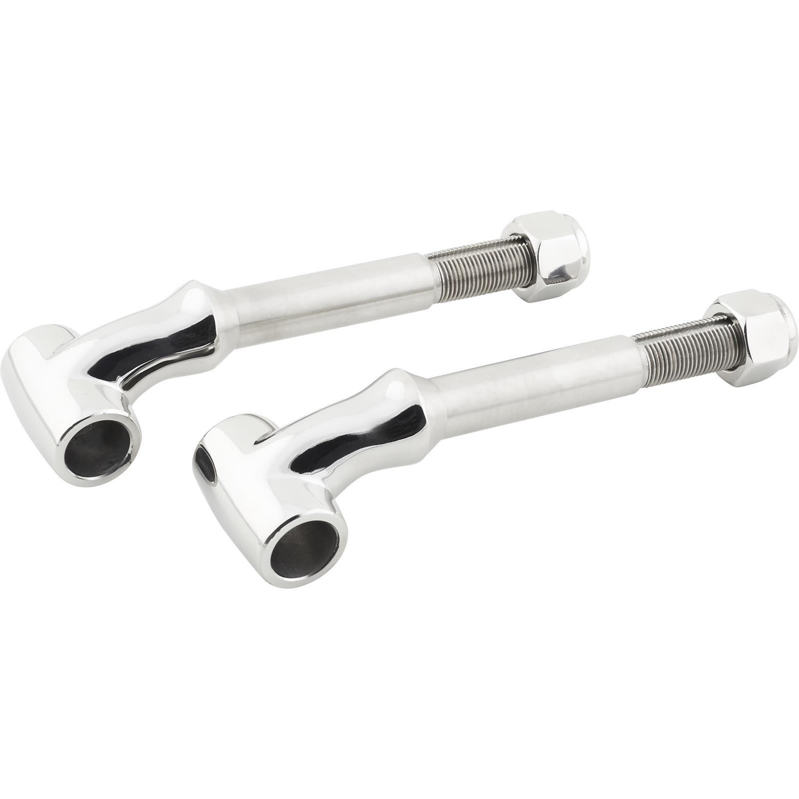 Speedway Front Solid Axle Leaf Spring Perch, Stainless Steel