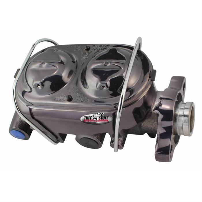 Tuff Stuff 2071NA7 Brake Master Cylinder, 1-1/8 Inch, Black Chrome