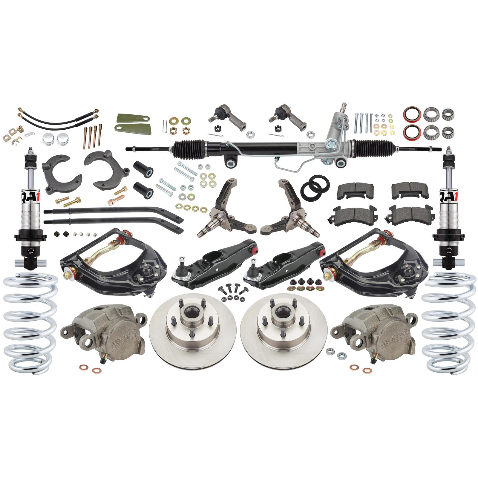 Mustang II IFS w/ New Stock Control Arms and Spindles, Coilover Shocks