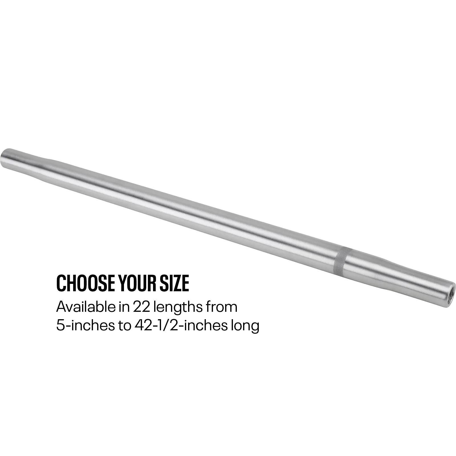 Aluminum Swedged Rods, 3/8-24 Threads