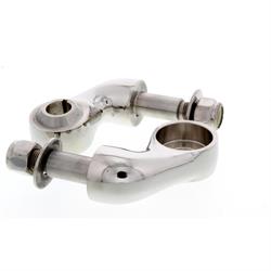 Speedway Forged Lower Shock Mounts for Front Solid Axle, Stainless