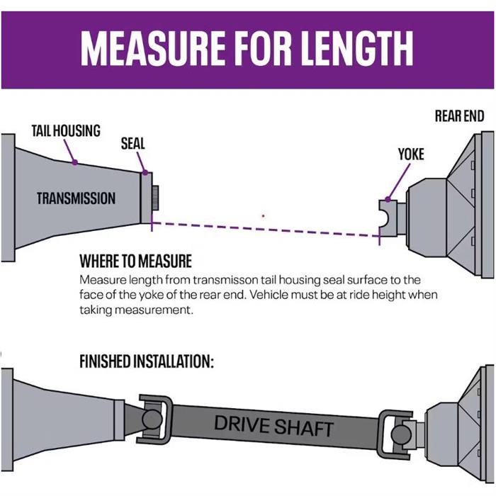 How To Measure For A Custom Driveshaft
