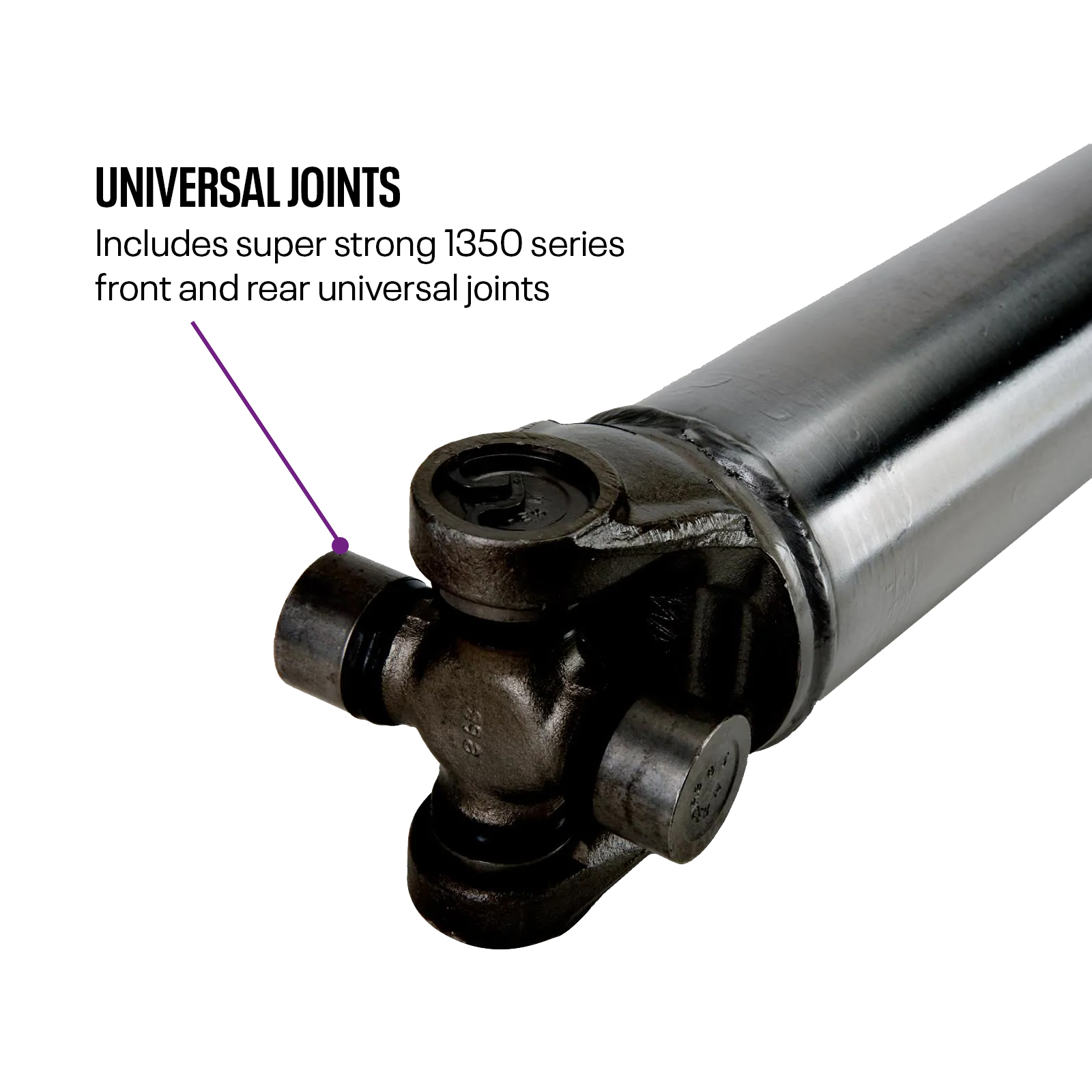 Universal Chromoly Custom Length Driveshaft Kits, 3 Inch OD
