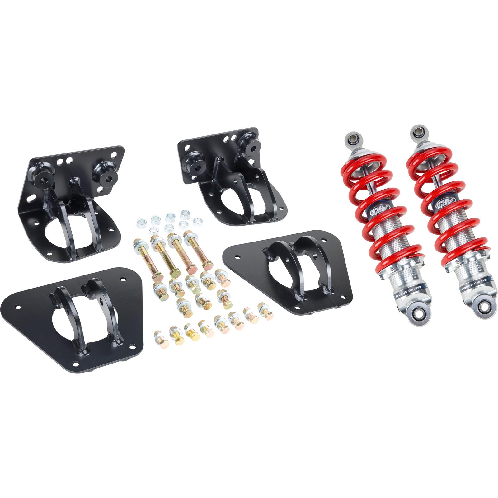 1963-87 Chevy C10 Coilover Shock Conversion Kit, w/ Shocks, 650LB