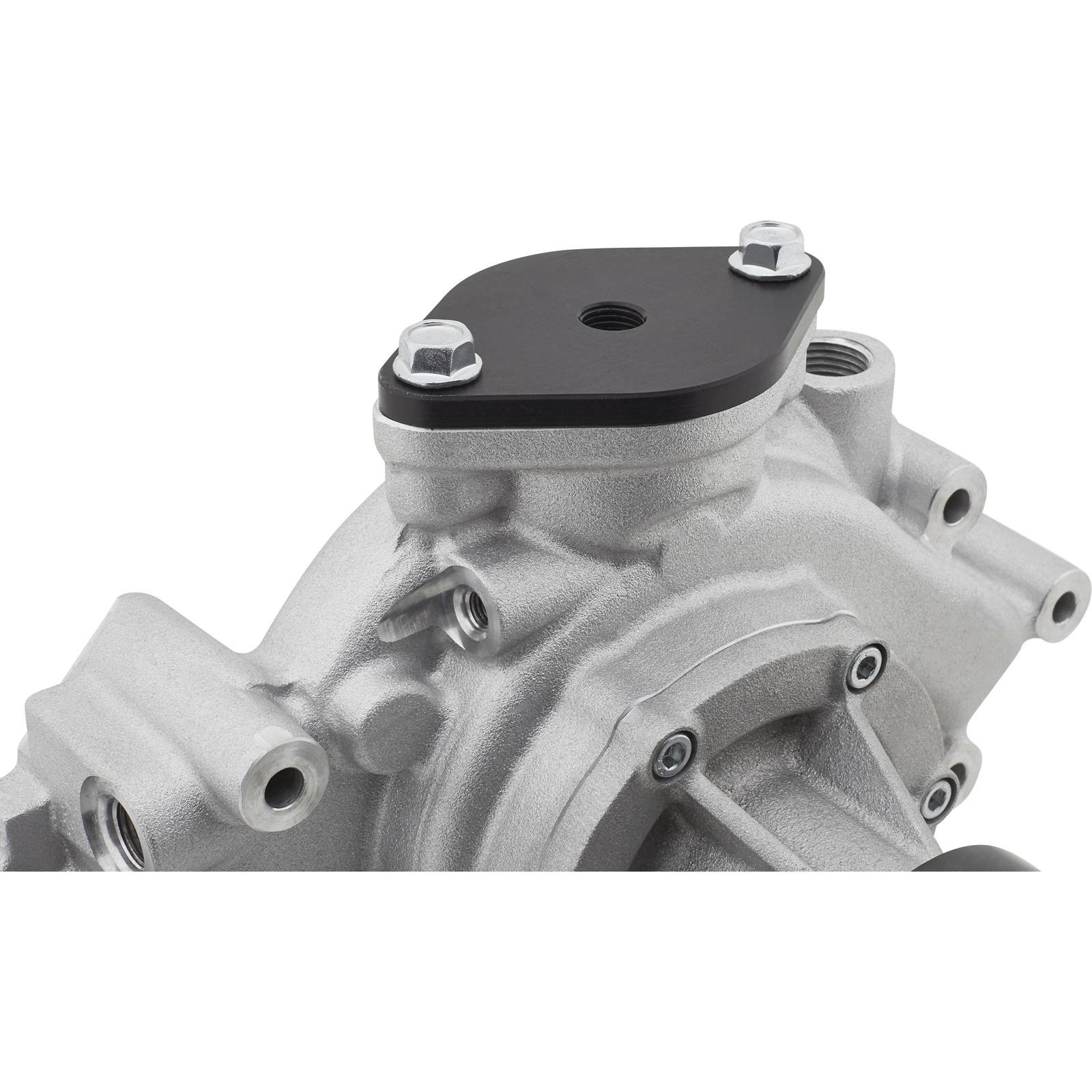 Block-Off Plate For Water Neck For Edelbrock 8895 or SBC