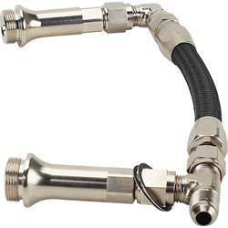 Braided Hose Fuel Log for 4150 Holley Style Carbs, AN -6