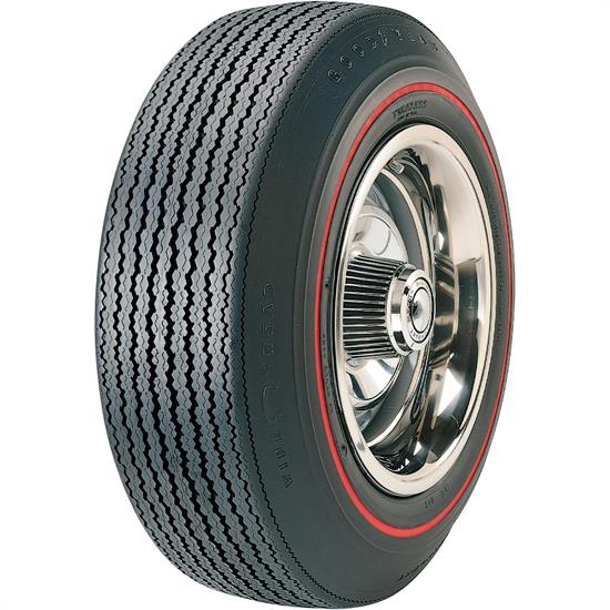 Kelsey Tire CB3K6 Speedway Wide Tread Red Stripe Tire, F70/14