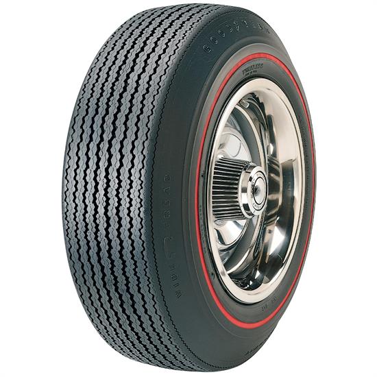 Kelsey Tire CB3GM Speedway Red Stripe Tire, F70/15