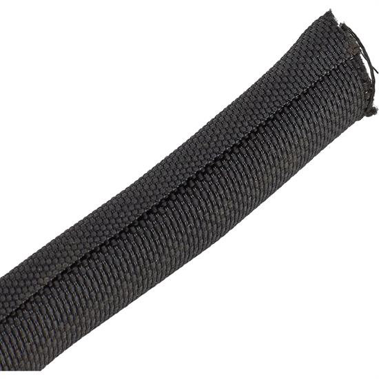 Braided Cloth Split Wire Loom Wrap, 1/2 Inch, 25 Foot Wire Sleeve