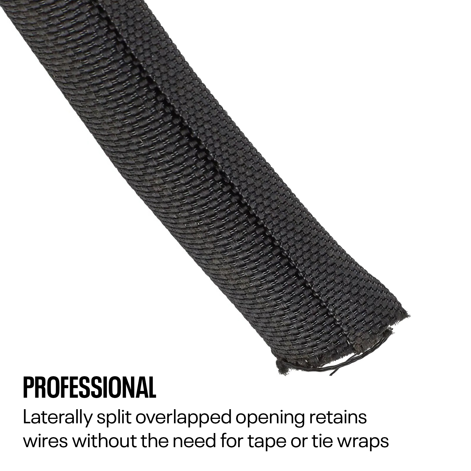 Speedway Motors Hotrod Woven Nylon Split Wire Harness Wrap Kit