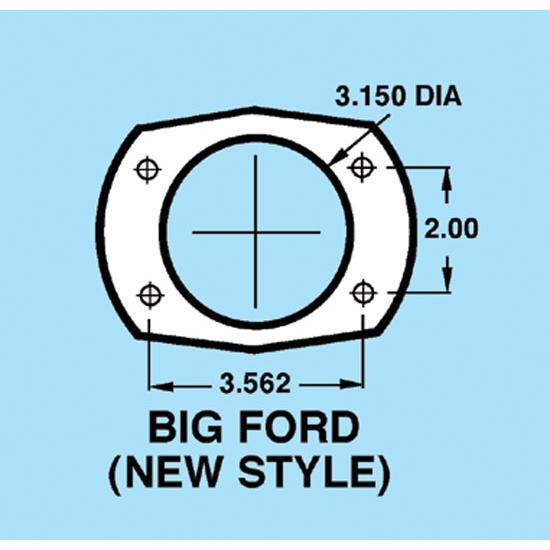 9 Inch Ford Housing with Metric Brackets, 58 Inch Hub-to-Hub Width