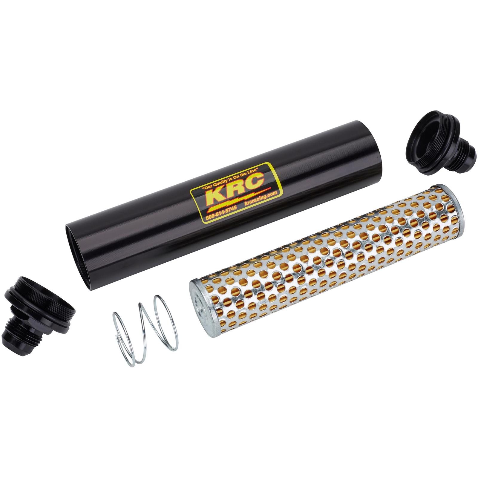KRC Racing Long Paper Element Fuel Filter, 10 Inch