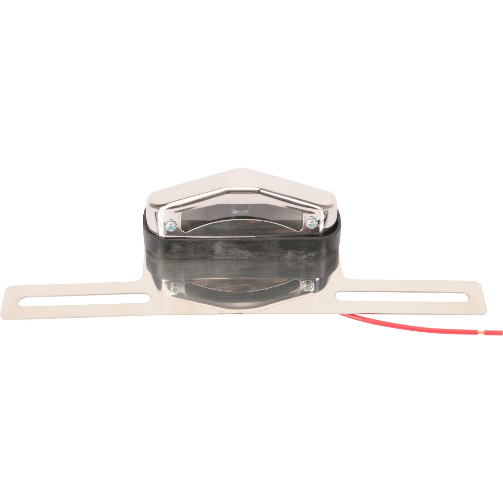 Speedway License Plate Bracket/Light, Stainless Steel