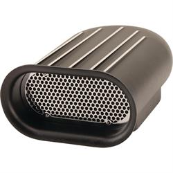 Speedway Gasser Finned Aluminum Single Quad Carburetor Air Scoops