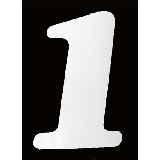 6 Inch Number Decals