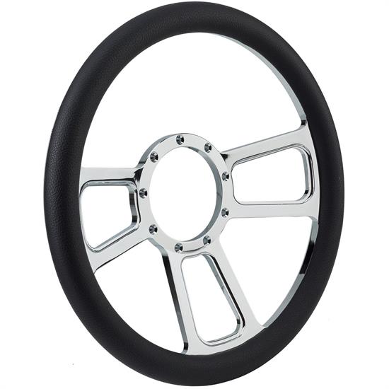 Chrome Plated Billet T-Style Steering Wheel