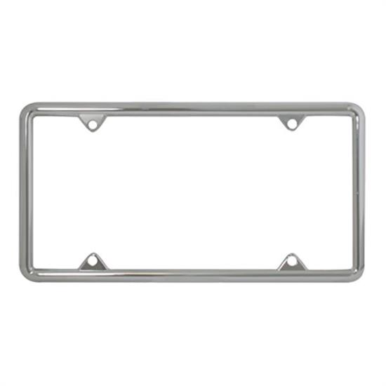 Plain License Plate Frames, 4 Hole